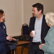 Andy Burnham helps to launch Latics Extra Time Hub session at Leigh ...
