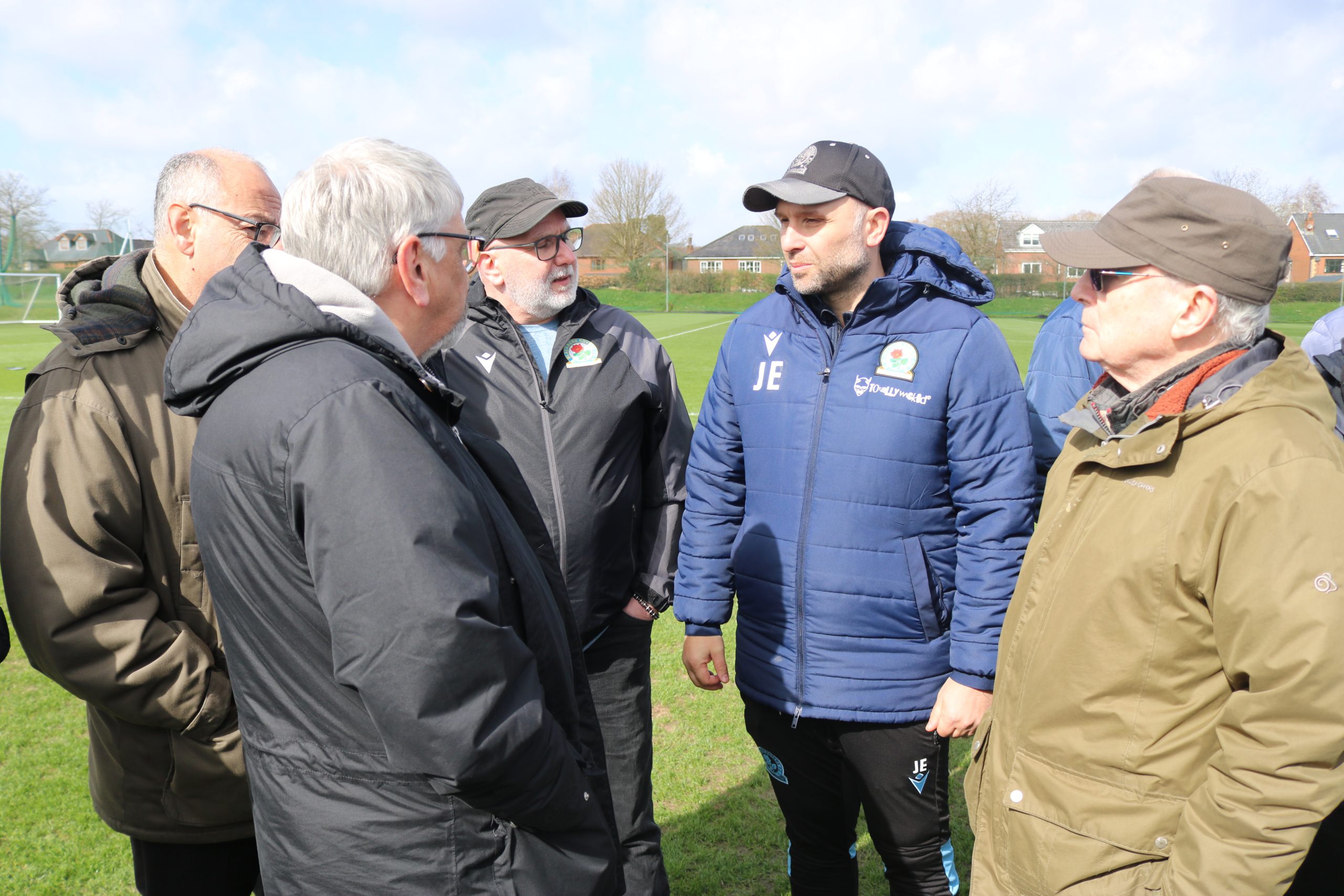 Remember the Rovers Visit Senior Training Ground - EFL Trust